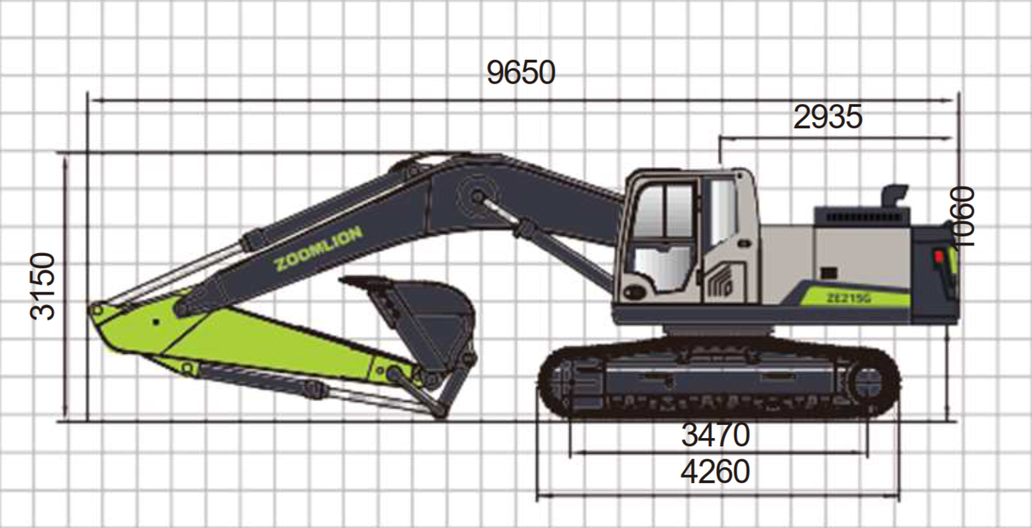 Гусеничные экскаваторы ZE215G Zoomlion (Зумлион) под заказ, купить ...